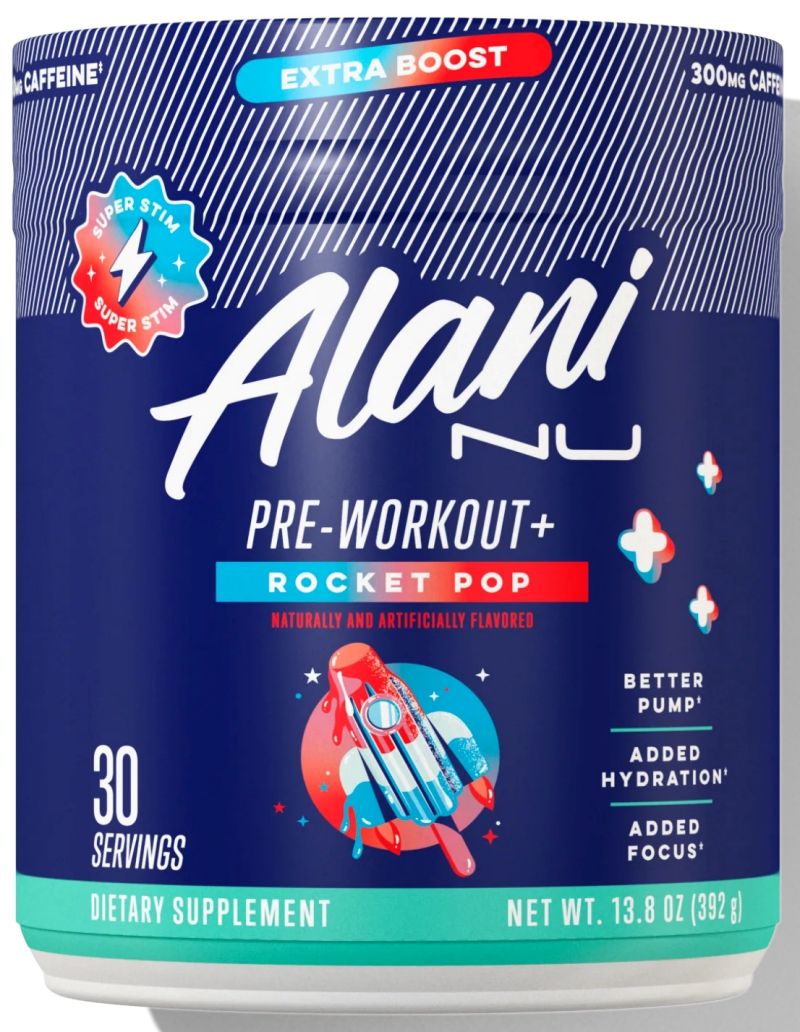 Alani Nu Pre-Workout+ Rocket Pop | Mass For Life