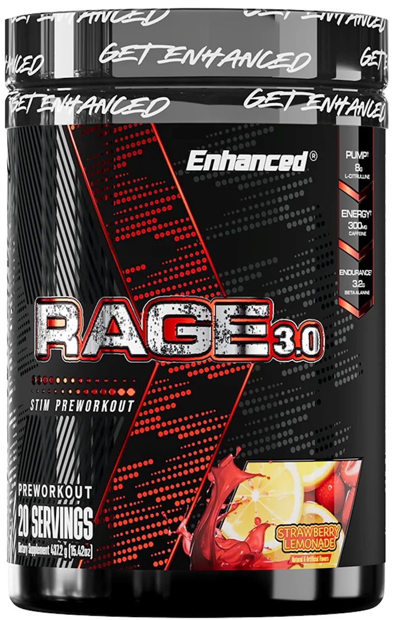 Enhanced Labs Rage 3.0 Pre-Workout | Mass For Life