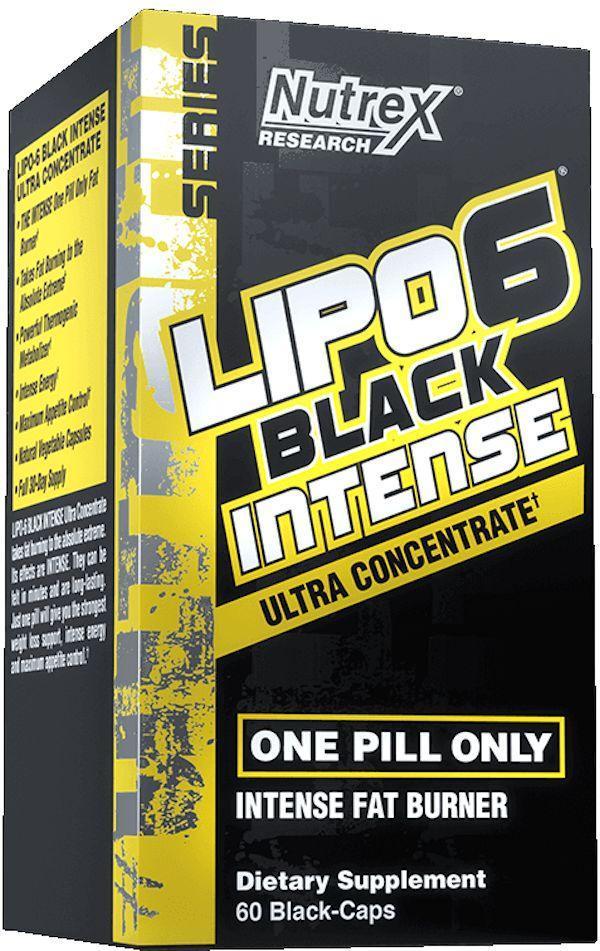 Nutrex Lipo-6 Black Intense Original 60 caps | Mass For Life